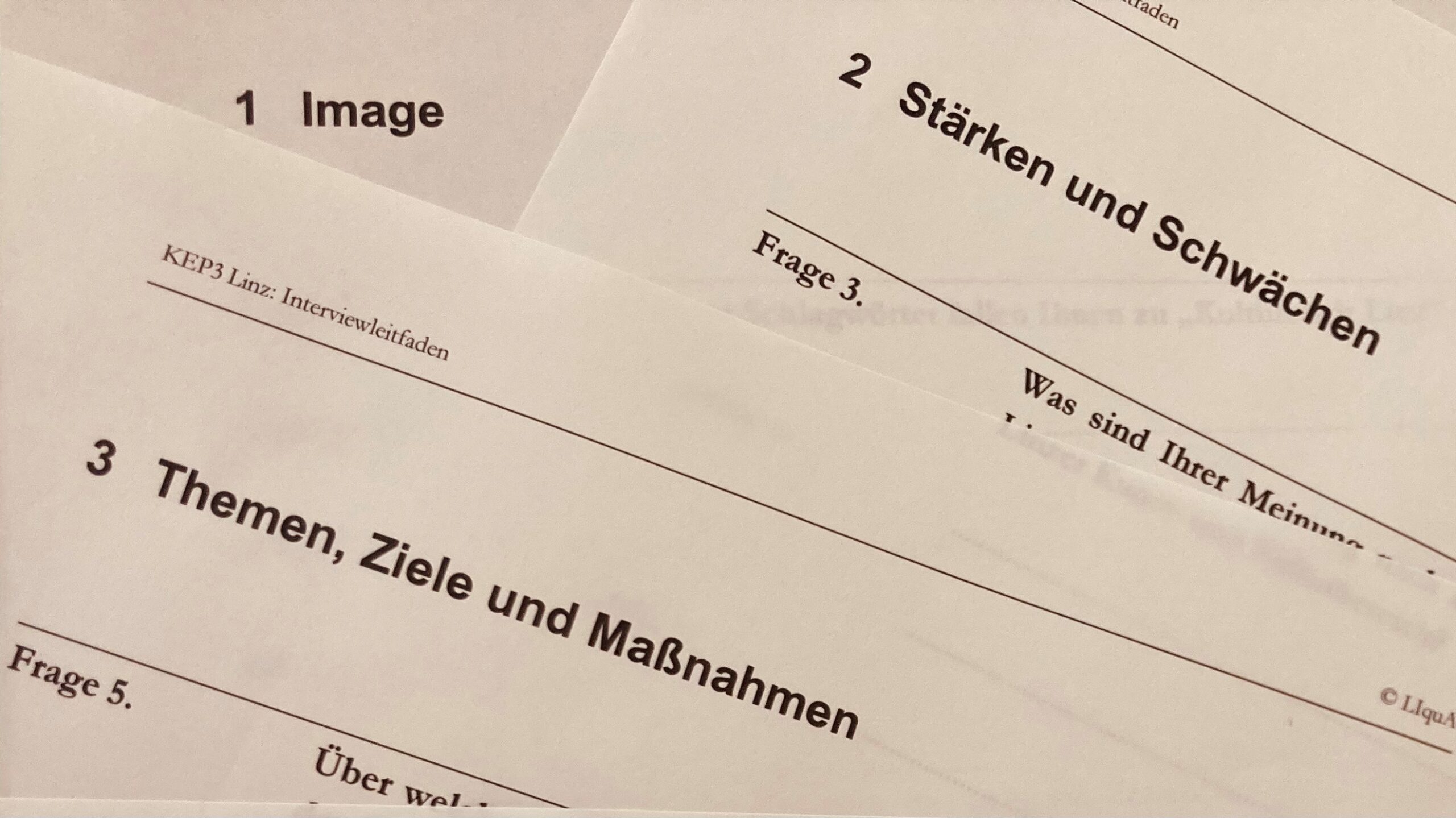 Online-Interviews - KEP3 Webauftritt