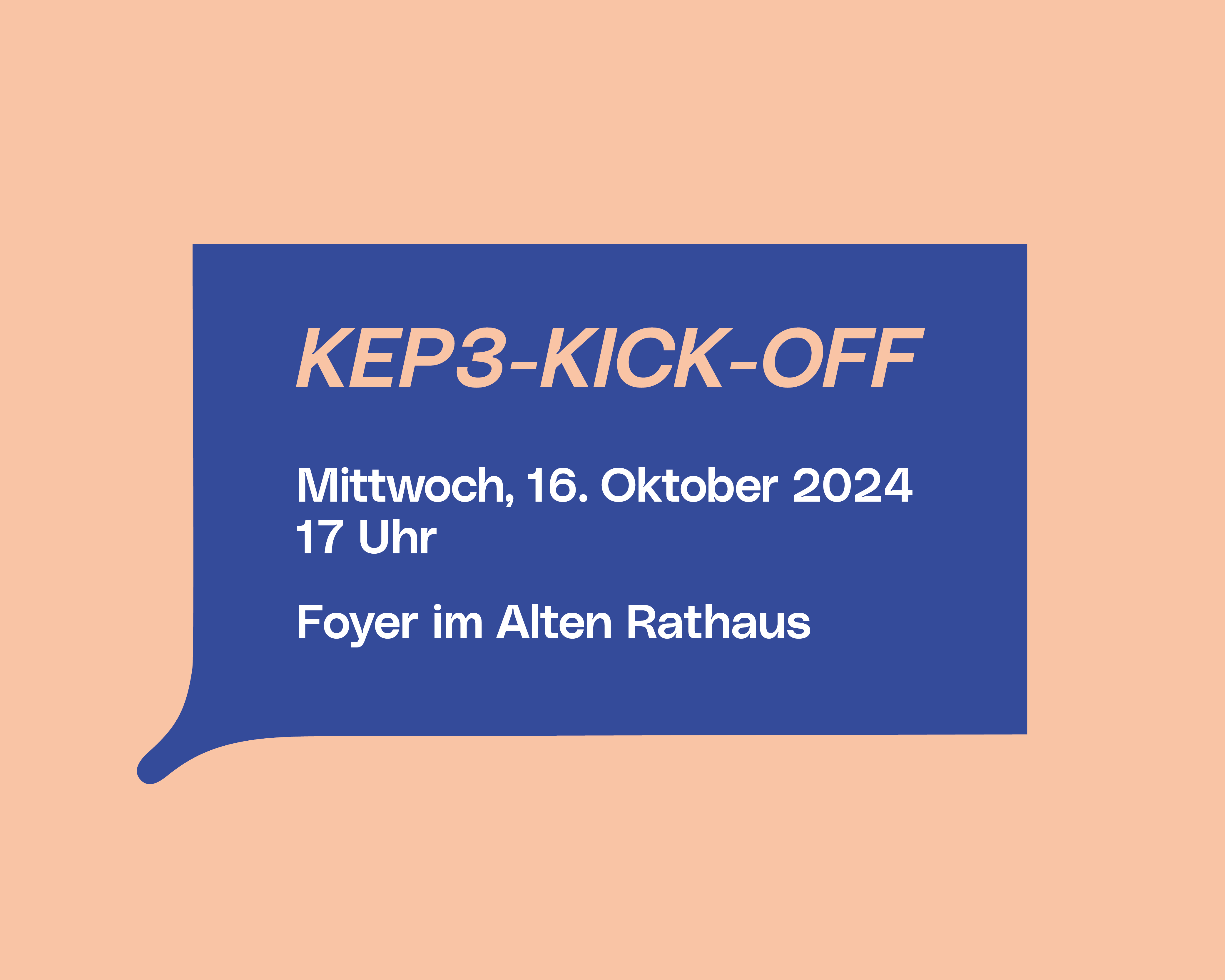 Einladung zum KEP3-KICK-OFF - KEP3 Webauftritt